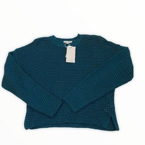Joie | Sweaters | Joie Diza Open Knit Sweater Ocean Color Small Nwt ...